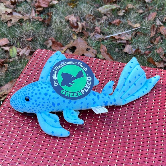 National Geographic | Toys | Plushie Blue Spotted Pleco Fish Stuffed ...